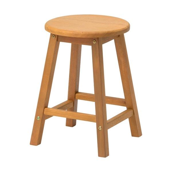 天然木（ユーカリ）を使用したシンプルで使いやすいガーデンファニチャー。  スツールとしてだけでなく、花台としても使えます。   ●座面高さ:約42cm 商品サイズ:約幅30cm×奥行30cm×高さ42cm   【入数】 1脚 MWF26C