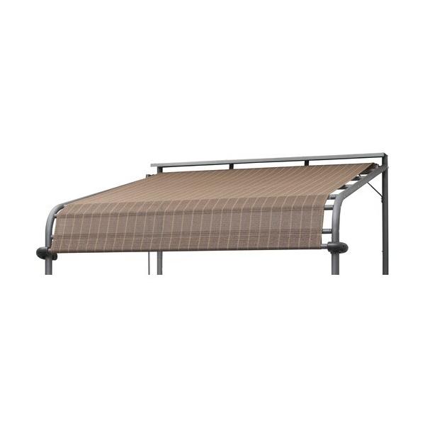 ■特長 クールサマーオーニングポーチ 2000専用シェードです。  ■用途 面ファスナーでの取り付け、取り外しができます。  3年保証付き。  ■仕様 色:ブラッシュウッド 高さ(mm):3950 幅(mm):1810 UVカット率（％）:...