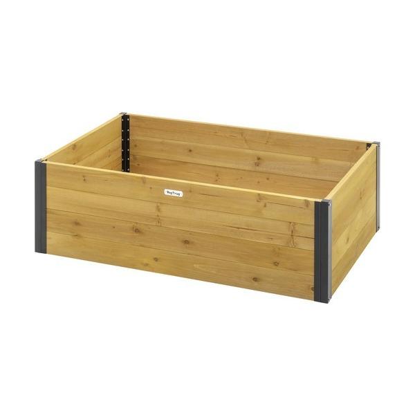 ■特徴 地面の上に置き、土を入れるだけなので、耕す必要がありません。 ■用途 簡単にリビングガーデンをつくることができます。 ■材質 本体:天然木、金具:アルミニウム    【重量】 10KG 【入数】 1台 【原産国】 中国製 VGTRB02