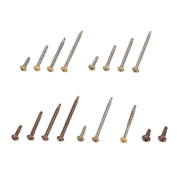 素材:ステンレス 竹垣ボードに合わせて色をお選びください タカショー竹垣専用ドリルネジはSUS304、305系を使用しています。 現場の施工後のサビやサビのシミのクレーム等の防止のため、当社では錆びやすいステンレスは一切使っておりません。 ...