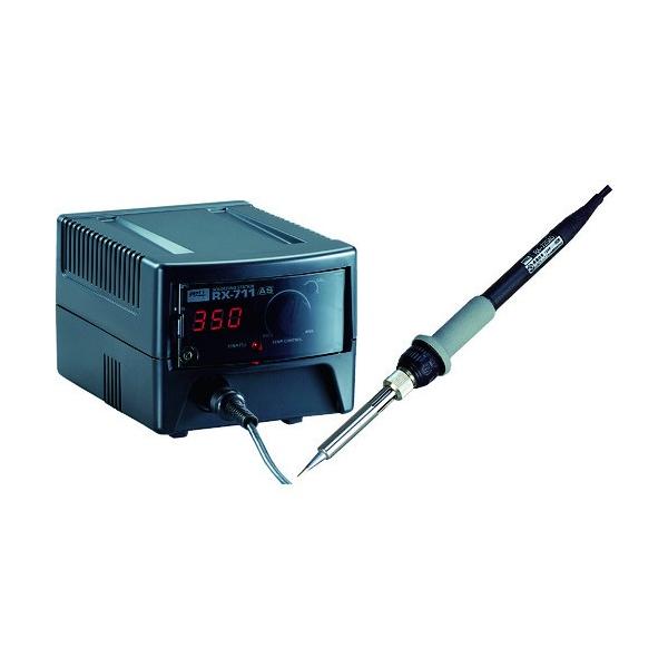 ■特徴 連続作業時の熱回復力に優れています。 握り部分の温度上昇を抑えた超軽量、極細グリップを実現しました。 ロック機能付の保護カバーを標準装備しています。  ■用途 実装基板・精密プリント基板へのはんだ付け。  ■仕様 絶縁抵抗(500V...