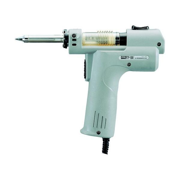 ■特徴 到達真空度-0.08MPa（-600mmHg）の強力ポンプのはんだ吸取器です。 モーター、ポンプ、温調回路をグリップ部に内蔵しています。  ■仕様 モーター消費電力：25W 真空ポンプ方式：ダイヤフラム方式 絶縁抵抗(500V DC...