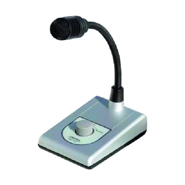 ■特徴 ページングアンプ(UDシリーズ)専用の卓上形マイクロホンです。 トークボタンを備えています。 押しながら右に回すとボタンがロックされます。 ハンズフリーでのトークが可能になるので呼出用、案内用、会議用に好適です。  ■仕様 UD-1...