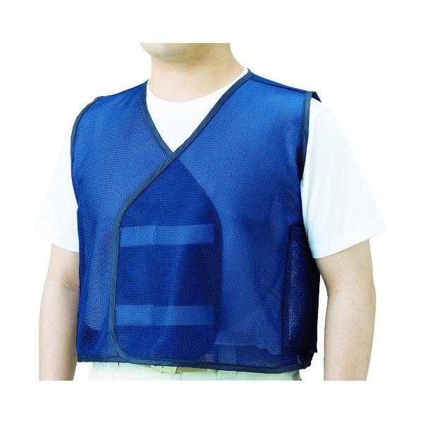 ■特長 冷凍した保冷剤を背中・両脇のポケットに入れられるメッシュ製ベストです。 ■用途 熱中症対策に。 熱中症対策に最適なベストです。 (保冷剤タイプ) ■仕様 着丈(cm):53 身幅(cm):57 寸法(mm):520×590 冷凍した...