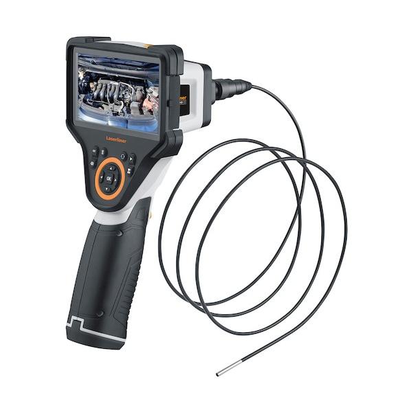 ■特長 ・大画面5インチディスプレイ。  1280×720ピクセルの高解像度で目視が困難な場所も一目瞭然。  ・6個のLED内蔵で入り組んだ場所や暗所での作業でも活躍。  ・マグネット付きホルダーで機械側面などに設置可能。  単独作業や長時...