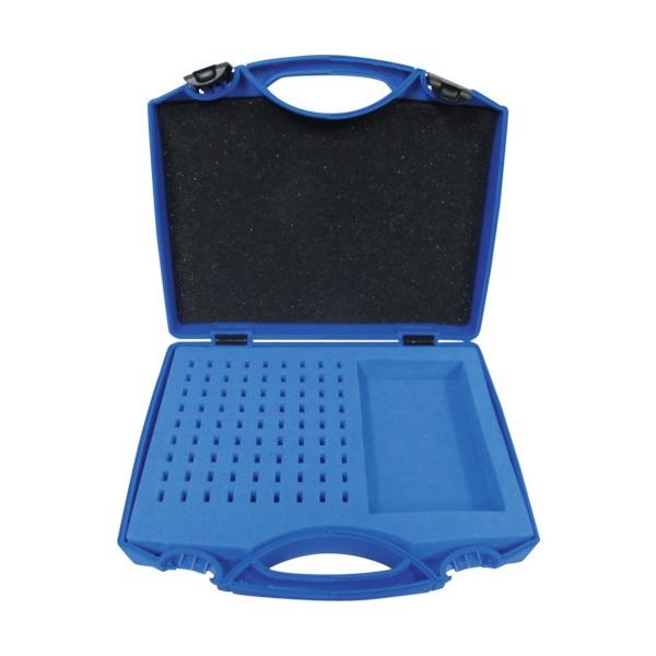 ■特徴 Aセット、Bセット共通の専用ケースです。 ホルダ1本、最大で刻印81本が入ります。  ■用途 ハイス精密組合せ刻印用ケースに。  ■仕様 刻印収納専用ケース　呼称2.5　3.0用  ■材質 ボディ部：ポリプロピレン（PP） ヒンジ部...