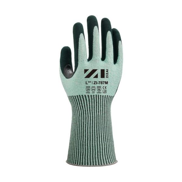 ■特徴 手首部をZI-787より25mm長くしており、手だけでなく手首部分の切創事故リスクを軽減します。 コーティングは、ニトリルゴムにWeed Grip Technology(特殊すべり止め加工)を採用し、油に濡れた環境でも優れたグリップ...
