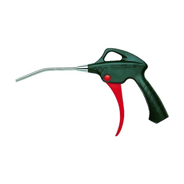 ■特徴 4本の指で操作できる大型レバーです。 空気流量は握り具合でコントロールできます。 ハンドルはエルゴノミックハンドルで作業性は抜群です。 25°の先曲り、作業性が一段とアップします。  ■用途 鈑金・塗装関係・自動車整備・金型・金属加...