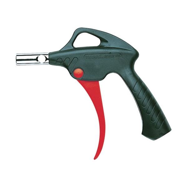 ■特徴 4本の指で操作できる大型レバーです。 空気流量は握り具合でコントロールできます。 ハンドルはエルゴノミックハンドルで作業性は抜群です。 広い範囲に吹き出すベンチュリーノズルにより、空気流量が増加します。（AD-2-0Nに比べて2.5...