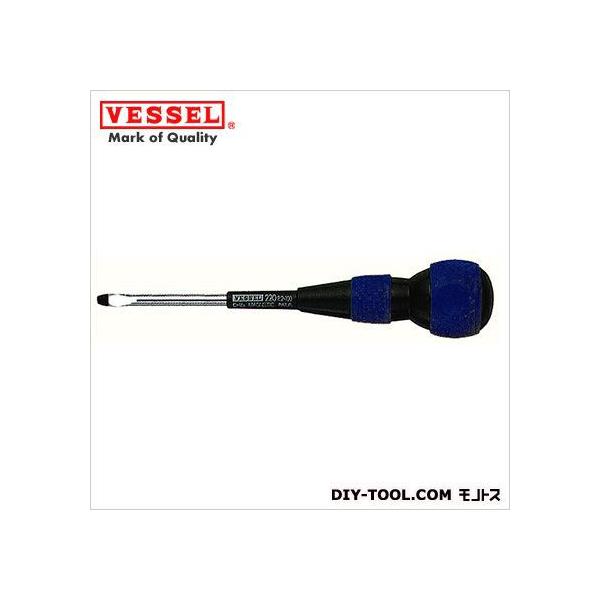 高弾力のクッショングリップ 手のひらにフィットし滑りにくく大きな力が伝わります。 呼称 -5.5×100 全長 181.5mm 刃先サイズ 5.5mm 刃先厚み 0.8mm 軸長 100mm 軸径 5.5mm ネジに余裕の締め付け力 ＋-で...