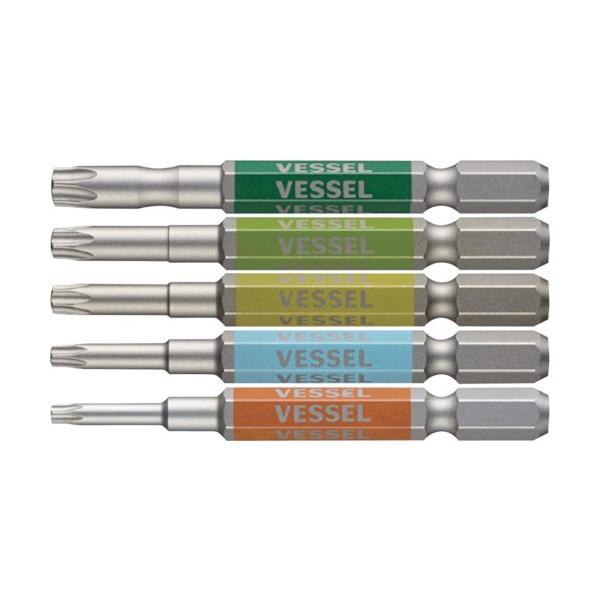 ■特徴 トルクス［［R下］］独特なネジ穴形状にフィットする世界標準の寸法で加工しています。 正式ライセンスをもとに製造するトルクス［［R下］］ビットです。 剛彩ビット用に開発した印刷機により六角面すべてにカラー印刷、塗装品のようなにじみがな...