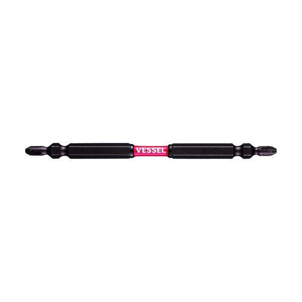 ■特徴 刃先が先細形状になっており、ねじ頭が断然見やすく作業効率が大幅に上がります。 強さと粘りのある新素材により電動インパクトの高速・高トルク化に対応しました。 ドリルネジやコーススレッドネジに適しています。 ダブルトーション効果で、電動...