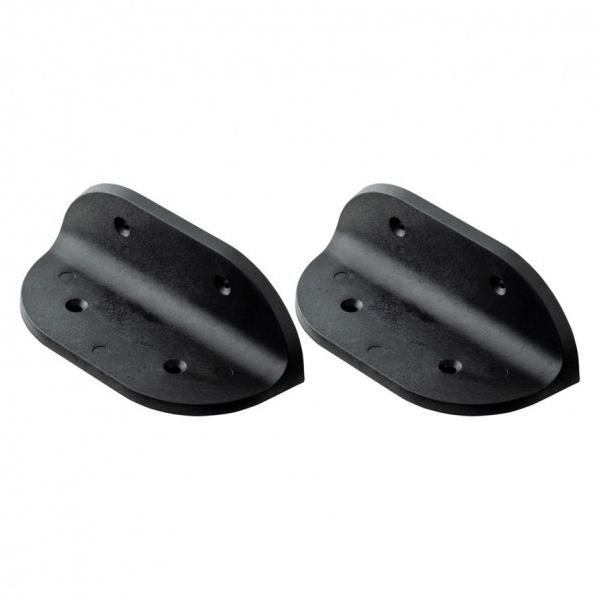 2X6材・1X6材用ビス付左右棚受けセットカラー：ブラック  DWT26BK