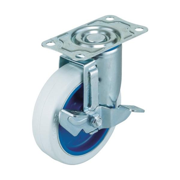 ■特徴 車輪にホワイトゴムを採用し、床面の汚れを防止しながらもゴム車輪の使いやすさを両立しました。 超特殊鋼フレームにより軽量と高耐久を実現しました。 クリーンルーム内などでのご使用に最適です。  ■仕様 プレート式 自在式(ストッパー付)...