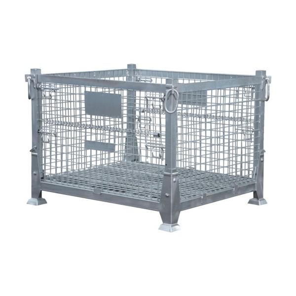 ■特徴 メッシュ構造で強度に優れています。 フォークリフト・クレーンによる荷役が容易にできます。 最も普及しているサイズです。  ■用途 各種工場・作業職場・リサイクル回収の容器。  ■仕様 クロームフリータイプ  ■材質 スチール 表面処...