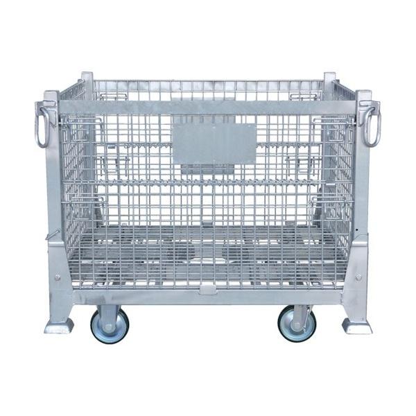 ■特徴 メッシュ構造で強度に優れています。 フォークリフト・クレーンによる荷役が容易にできます。 最も普及しているサイズです。  ■用途 各種工場・作業職場・リサイクル回収の容器。  ■仕様 クロームフリータイプ  ■材質 スチール 表面処...