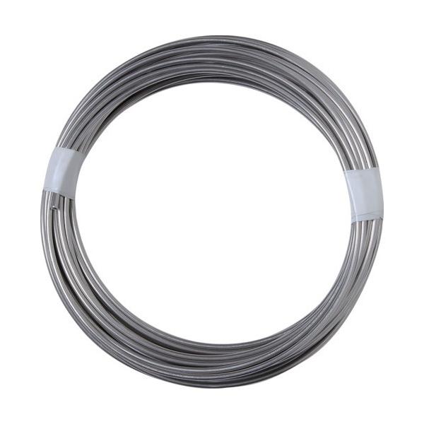 【商品説明】 強度が強く極めてサビにくい。   【用途】 工作やホビーの材料に。 結束細工にも適している。  雨、塩分にも強く湿気の多い場所やインテリアに最適。   規格:#12X12m 線径(mm):2.6〜2.5 破断荷重(kgf):2...