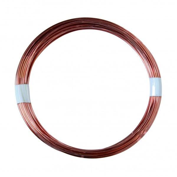 【商品説明】 独特の光沢があり美しく耐食性にすぐれている。   【用途】 柔らかく使いやすい工作やホビーに適している。   番手:#16 線径(mm):1.6〜1.5 使用荷重(kg):10 破断荷重(kgf):52  【材質】 電気用軟銅...