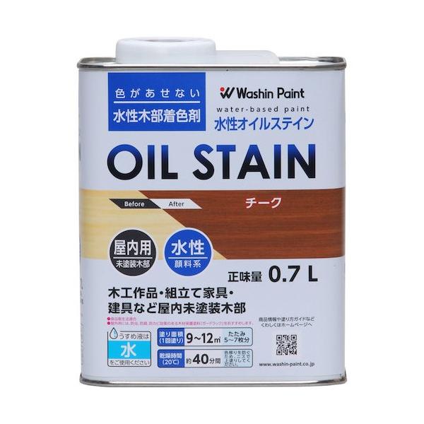 木目を引き立てる水性顔料着色剤 ●用途:木工作品、木彫、家具、木の床、階段など、未塗装木部の着色用  ●乾燥時間:約40分(20°C)  ●0.7Lの場合塗り面積(1回):9〜12m2(タタミの広さで約5〜7枚分) ●うすめ方:原液のまま使...