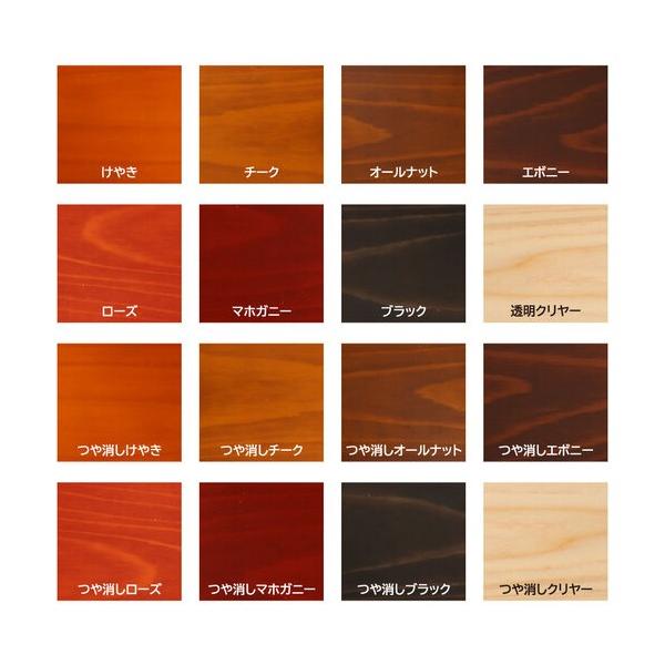 木製家具にも使える屋内用ニス・水性 ●用途:屋内で使用する木製家具や木の工作品、屋内木部(床、手すりなど) ●乾燥時間:約90分(20°C) ●300MLの場合塗り面積(2回): 3.5 m2(タタミの広さで約2枚分) ●うすめ方:原液のま...