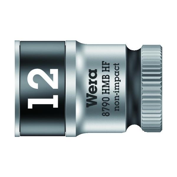 各サイズが色で分けられているため、サイズを簡単に選べます。 ホールディングファンクション（HF）により、ボルトやナットを着磁機能なしで保持できます。 クロムメッキ仕上げです。 対辺寸法(mm):12 差込角(mm):9.5 全長(mm):2...