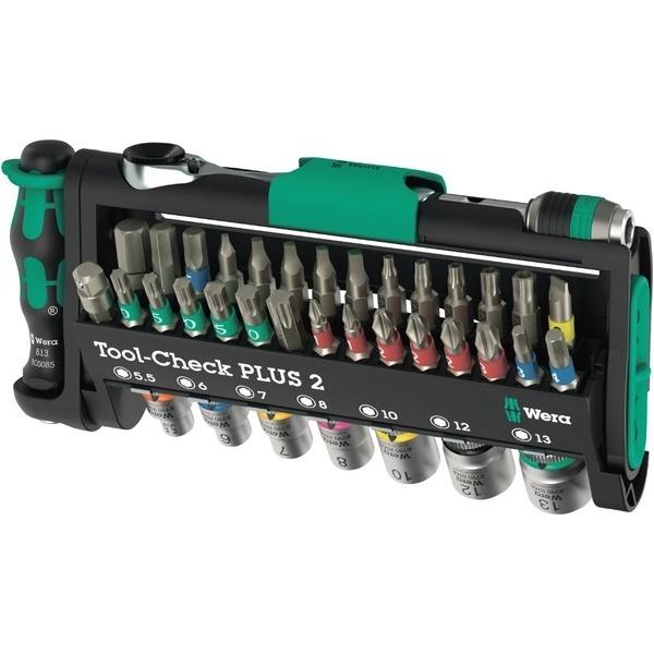 サイズ(mm):W190×H100×D35 質量(g):498 極めてコンパクトなセットで、手動および電動工具用です。  6.35mm差込部またはビットホルダーを備え、Zyklop Miniとの多種多様なネジ接続に最適です。  Tool-C...