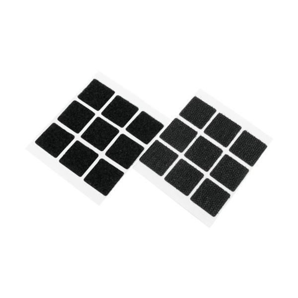 ■特徴 小物を脱着式にしたり、ラジコンの受信機やバッテリー、アンプなどの機器の固定やズレ防止などにも使える、角型の面ファスナーセットです。 角型に加工されているので、ハサミなどでカットする必要がありません。 フック側とループ側の両方には、両...