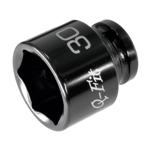 ■特徴 ソケット差込角部分を特許取得の特殊形状にすることにより、アンビル先端にCリングを使用しているインパクトレンチに差し込みやすくなった、Q-fit （クイックフィット）シリーズのソケットです。 ボルトナットを傷めにくい面接触タイプです。...