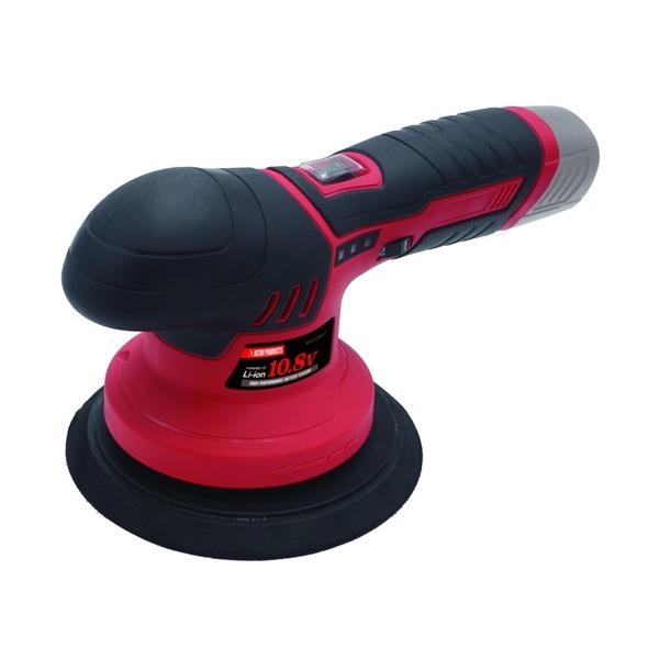 ■用途 濃色車の板金作業の仕上げ磨きや、オートバイの外装磨きなどの作業に重宝 ■仕様 ・本体サイズ:L215×W150×H130mm ・重量 :約1kg(バッテリー含まず) ・無負荷回転数:2500〜5000min-1・速度調節:6段階(5...