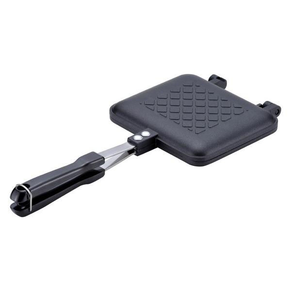 ●352×152×H32底面サイズ:143×127 ●材質:本体/アルミニウム合金 (内外面/シリコン樹脂塗装) ハンドル/フェノール樹脂 ●耳を切り落とさずに、食パンがそのまま入るサイズです。 ●本体は分解ができるのでお手入れが簡単ですメ...