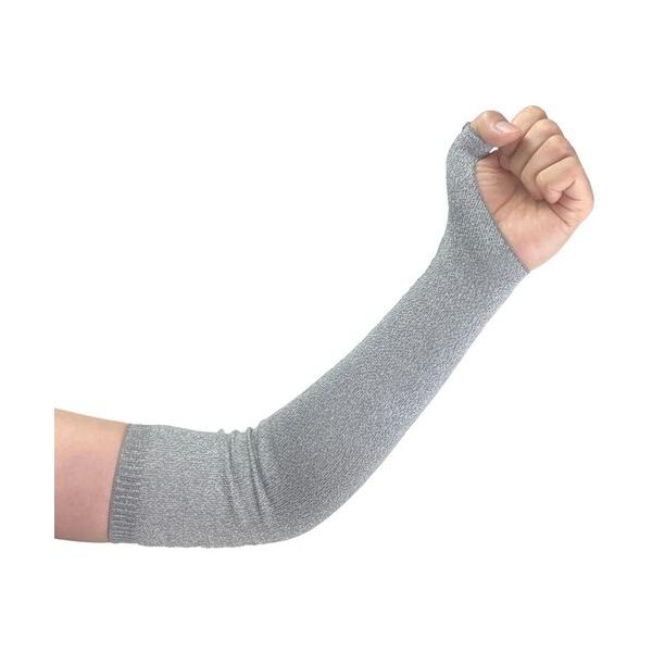 ■特徴 炭素系材料を配合し、製法特許を取得した自社生産の高強力ポリエチレン繊維（METALQ）を使用しており、耐切創性に優れています。 腕の形状に合わせた3D編み製法に親指掛けタイプを組み合わせているので、ズレにくく腕にピッタリとフィットし...