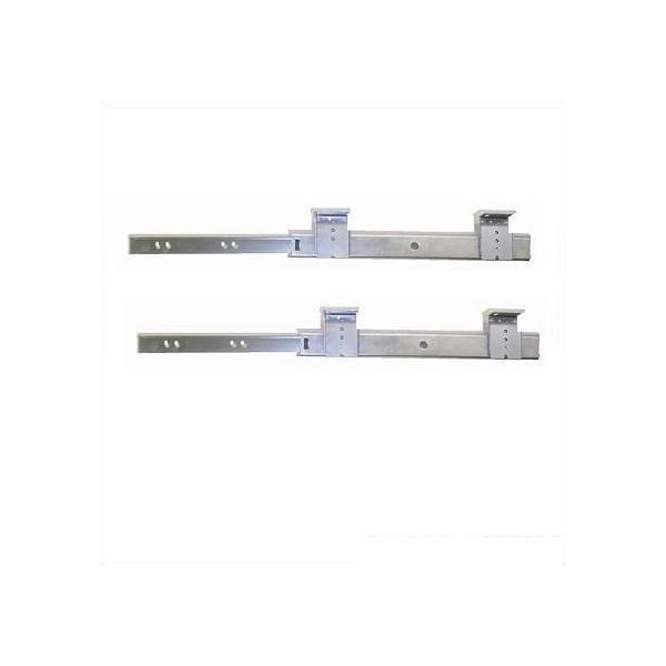 商品画像はイメージ画像です。実際とは異なる場合がございます。  引き出しレール  【サイズ】 350mm 【カラー】 ユニクロメッキ 【入数】 1点 12135