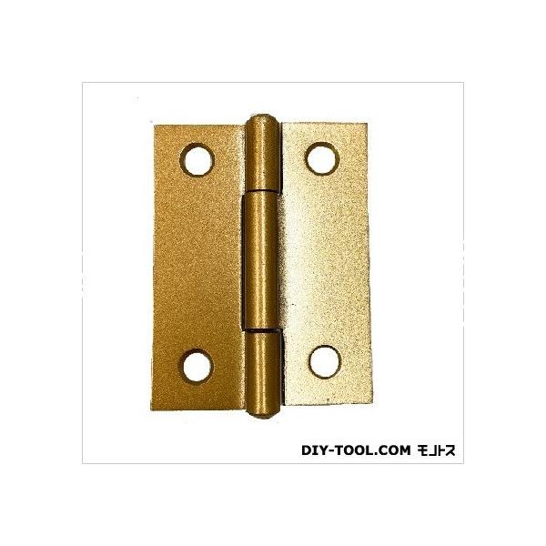 材質:鉄 表面仕上:塗装/ゴールド その他丁番 蝶番 ちょうつがい ヒンジ  【サイズ】 38mm 【カラー】 ゴールド色 【入数】 2枚 11043