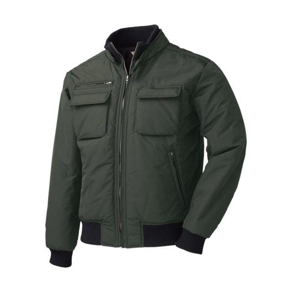 ■特徴 ボリューム中綿を使用しており、通常のキルティング加工と比べかさ高性があり保温性にも優れています。 両胸ポケットに中綿を入れ、ボリューム感をアップしています。  ■用途 冬のあらゆる作業に。  ■仕様 撥水加工 保温性  ■材質 ポリ...