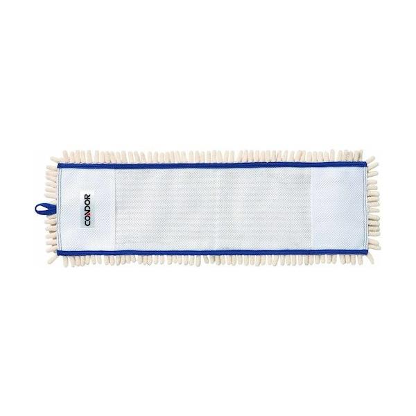 ■特徴 マイクロファイバー・モール加工の超吸水モール糸を採用し、1枚でドライ用、水拭き用、スポット吸水用として使用できます。  ■用途 清掃用モップ。  ■材質 糸:ポリエステル   【カラー】 ブルー 【入数】 1枚 MO584000XMBBL