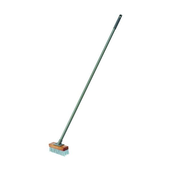 ■用途 コンクリート面の塗装はがし 鉄板のサビ落とし  ■材質 グリップ：PE・PP(抗菌加工) ハンドル(柄)：スチール(PP被覆・抗菌加工)(φ22mm) 甲：天然木・PP ブラシ：スチール   【入数】 1 CL716180UMB