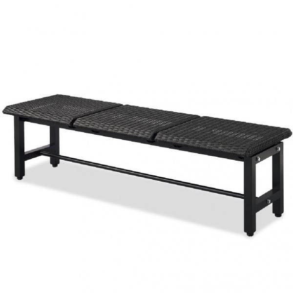 ●くつろぎ空間を演出するラタン調ベンチ  ●独立座面タイプのためパーソナルスペースが確保でき、隣の人を気にせず座ることができます。  ・サイズ:幅1480×奥行485×高さ455mm ・重量:14kg ・材質 座部:PE、フレーム:アルミ粉...