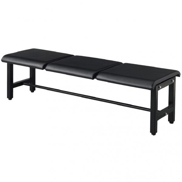 ●重厚感のあるレザー調の屋内向けベンチ。   ●独立座面タイプのためパーソナルスペースが確保でき、隣の人を気にせず座ることができます。  ・サイズ:幅1480×奥行477×高さ438mm ・重量:26kg ・材質 座部:ウレタンスポンジ+P...