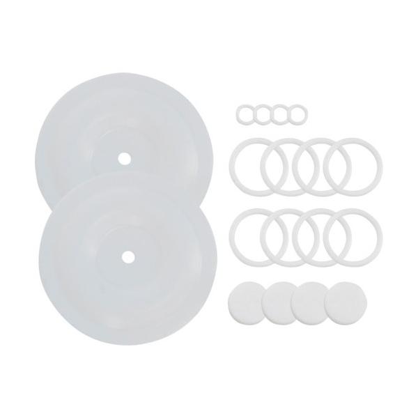 ■特長 YAMADAエア駆動ダイアフラムポンプNDP-5 FAT/FSTの接液部用のリペアーパーツキットです。 一般的な消耗部品がセットとなっているのでご使用中のダイアフラムポンプのメンテナンスが容易に行えます。 ■用途 YAMADA ND...