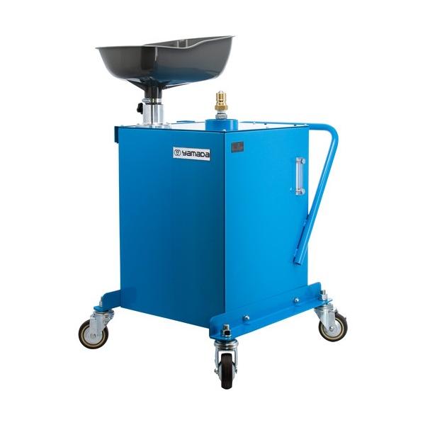 ■特徴 タンク容量90L（付属油面計最上位部）の大型車用オイルドレン（廃油受け）です。 大容量ながらも小回りの利くコンパクトサイズです。 地下ピット内や狭い場所でも容易に取り回してお使いいただけます。 ■用途 大型車用廃油受け ■仕様 大型...