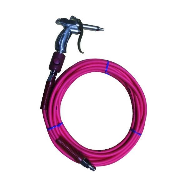 商品画像はイメージ画像です。実際とは異なる場合がございます。 ■特徴 柔軟・滑り・軽量で操作性に優れています。 ボタン式カップリングが付いています。  ■仕様 使用流体：圧縮空気 最高使用圧力：1.0MPa 使用温度範囲：0〜60℃  ■付...