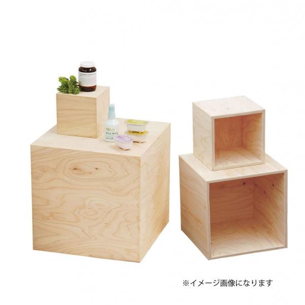 ●飾りながら収納できるインテリア&amp;ディスプレイBOX ●ひっくり返せば箱としても使用できます。 ●無塗装。 ●サイズ(約):20×20×H20cm  【入数】 1個