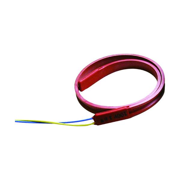 商品画像はイメージ画像です。実際とは異なる場合がございます。 ■特徴 加工性の良いシリコンラバー素材のベルト状電気ヒーターです。 素材の特性から柔軟性に富み、あらゆる加熱面に良くフィットしますから、熱伝達が効果的に行えます。 絶縁外装はシリ...