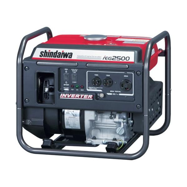 ■特徴 エコノミーコントロールで必要発電量に応じてエンジン回転を制御するので、燃料を節約し騒音を軽減します。 2.5kVAクラスで29kgと軽量です。  ■用途 現場での電源確保に。  ■仕様 OHVエンジン搭載 オイルセンサー付 リコイル...