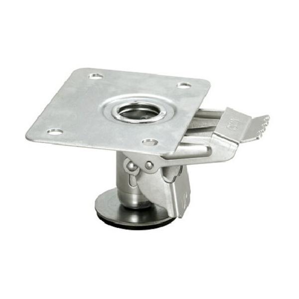 商品画像はイメージ画像です。実際とは異なる場合がございます。 ■特徴 ワンタッチの簡単なペダル操作で台車を固定することができます。 内蔵スプリングの動きによって床面を押しつけてロックします。  ■用途 台車を固定したい場合に。  ■仕様 プ...