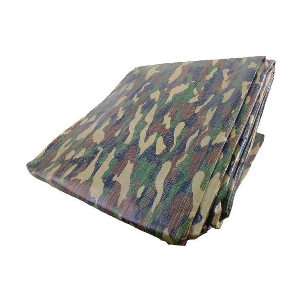 ■特徴 山間部やカモフラージュ用として最適なシートです。  ■用途 山間部などの景観美観用保護養生カバー。  ■仕様 厚さ：0.22mm ハトメピッチ：90cm  ■材質 シート:ポリエチレン(PE) ハトメ:ポリカーボネート(内径：12m...