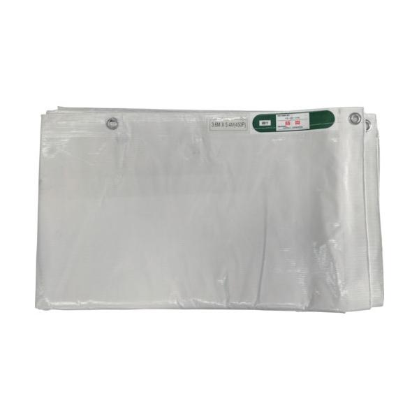 ■特徴 ポリエステル糸に塩ビコーティングを施した防炎シートです。 消防法施行令の防炎テスト基準に合格しています。  ■用途 建築現場、野積み、目隠しシートなど。  ■仕様 厚さ：0.25mm 防炎表示者認定番号：F-27-1127 ハトメ付...