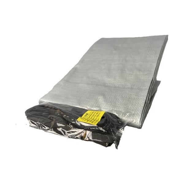 ■特徴 軽くて使いやすい、短期間向けトラックシートです。  ■用途 トラック用荷台カバー。  ■仕様 厚さ：0.19mm 伸度：縦21.4%、横18.9% 引裂伸度：縦110N、横99N  ■付属品 ゴムロープ（10mm×60cm）×１０本...