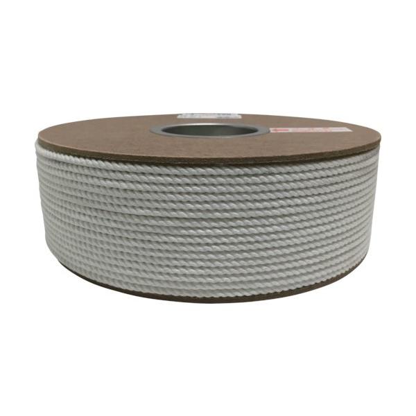 ■特徴 酸・アルカリ・海水などに強く、耐候性に優れ摩擦にも非常に強く、強度に優れたロープです。  ■用途 各種結束、テント・タープ用など。 ●色:白 ●線径(mm):4 ●長さ(m):200 ●包装形態:ドラム巻    【サイズ】 255 ...