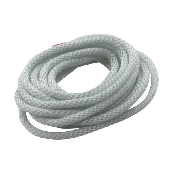 ■特徴 一般の合成繊維の中で最も強度があり、摩擦とショックに非常に強いロープです。 強度は3つ打に比べ40%程度低下しますが、摩擦抵抗が少なく、ねじれにくいロープです。  ■用途 あらゆる農業機械、建設機械などのエンジン始動用に。 ●色:白...